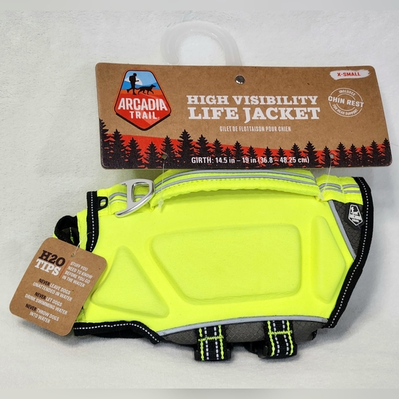 Arcadia | Dog | Arcadia Trail High Visibility Life Jacket For Dogs ...